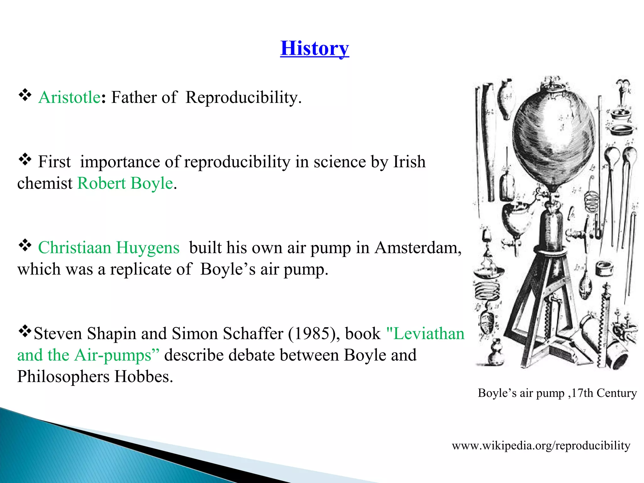 Repeatability and Reproducibility in science | PPT