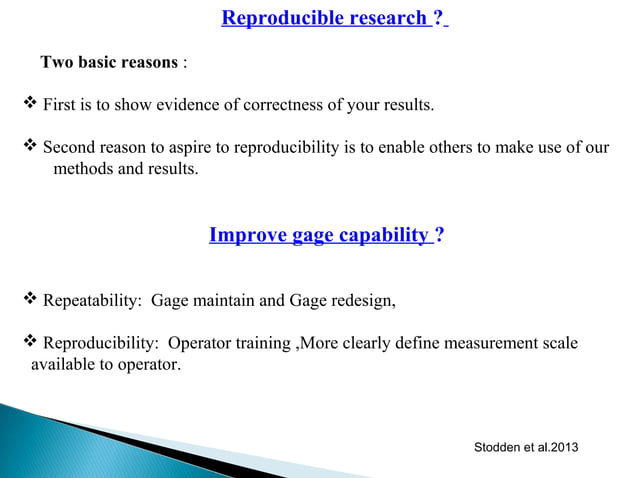 Repeatability and Reproducibility in science | PPT | Pharmaceutical ...