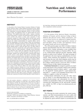 ACSM (2009) Nutrition & Athletic Performance - Position Statement.pdf