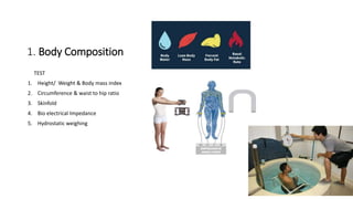 ACSM health related physical fitness test | PPTX