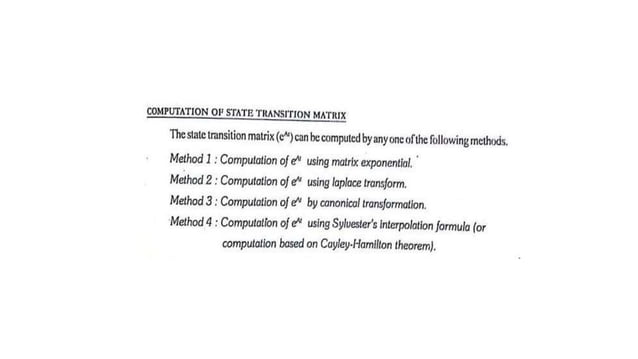 ACS MODULE - Review of advanced control system | PPT