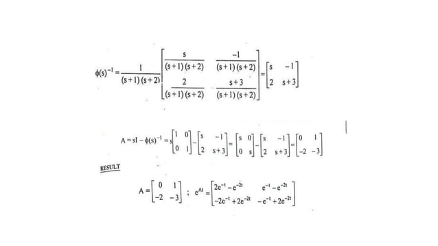 ACS MODULE - Review of advanced control system | PPT