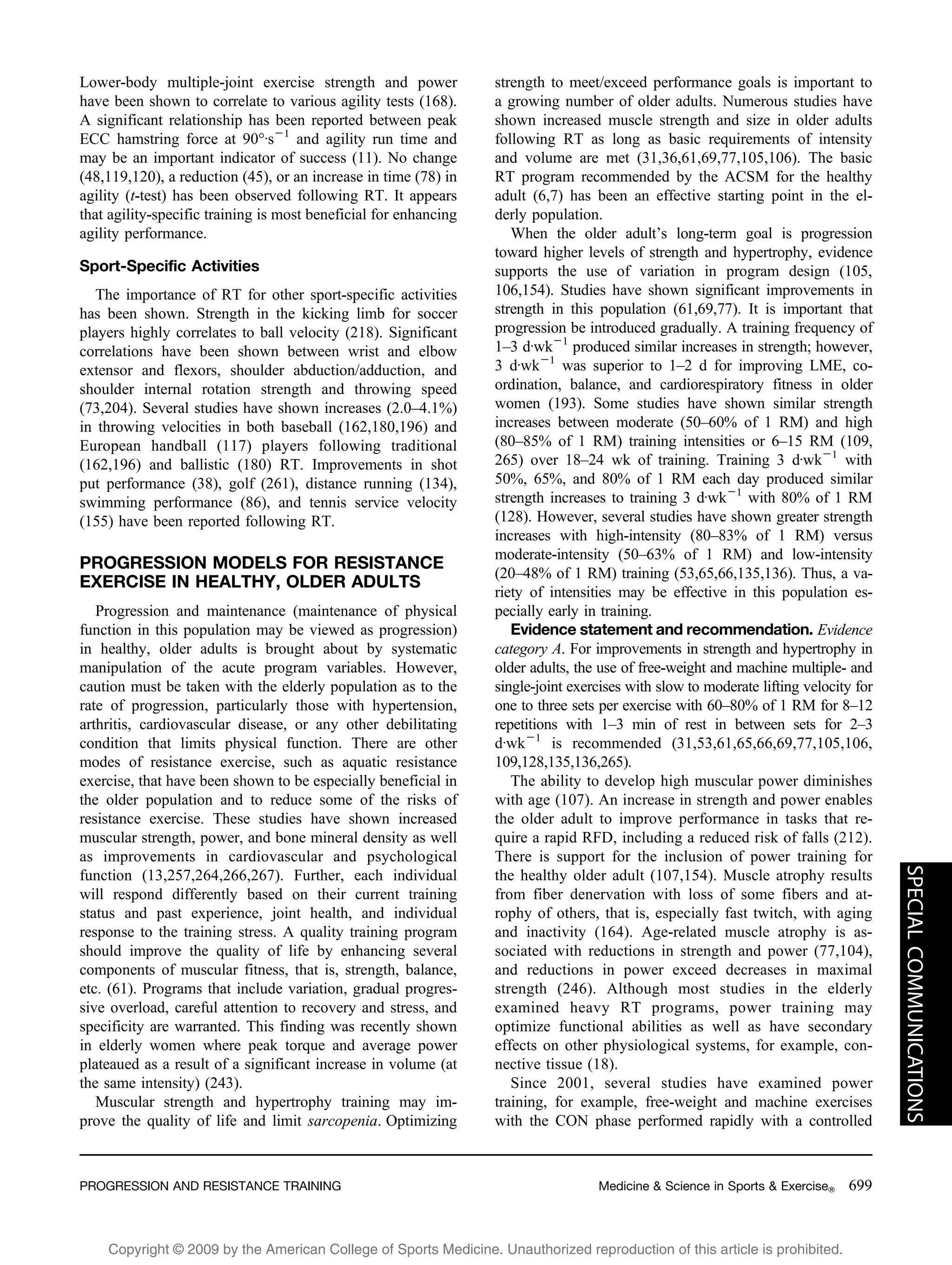 Acsm recommendations | PDF
