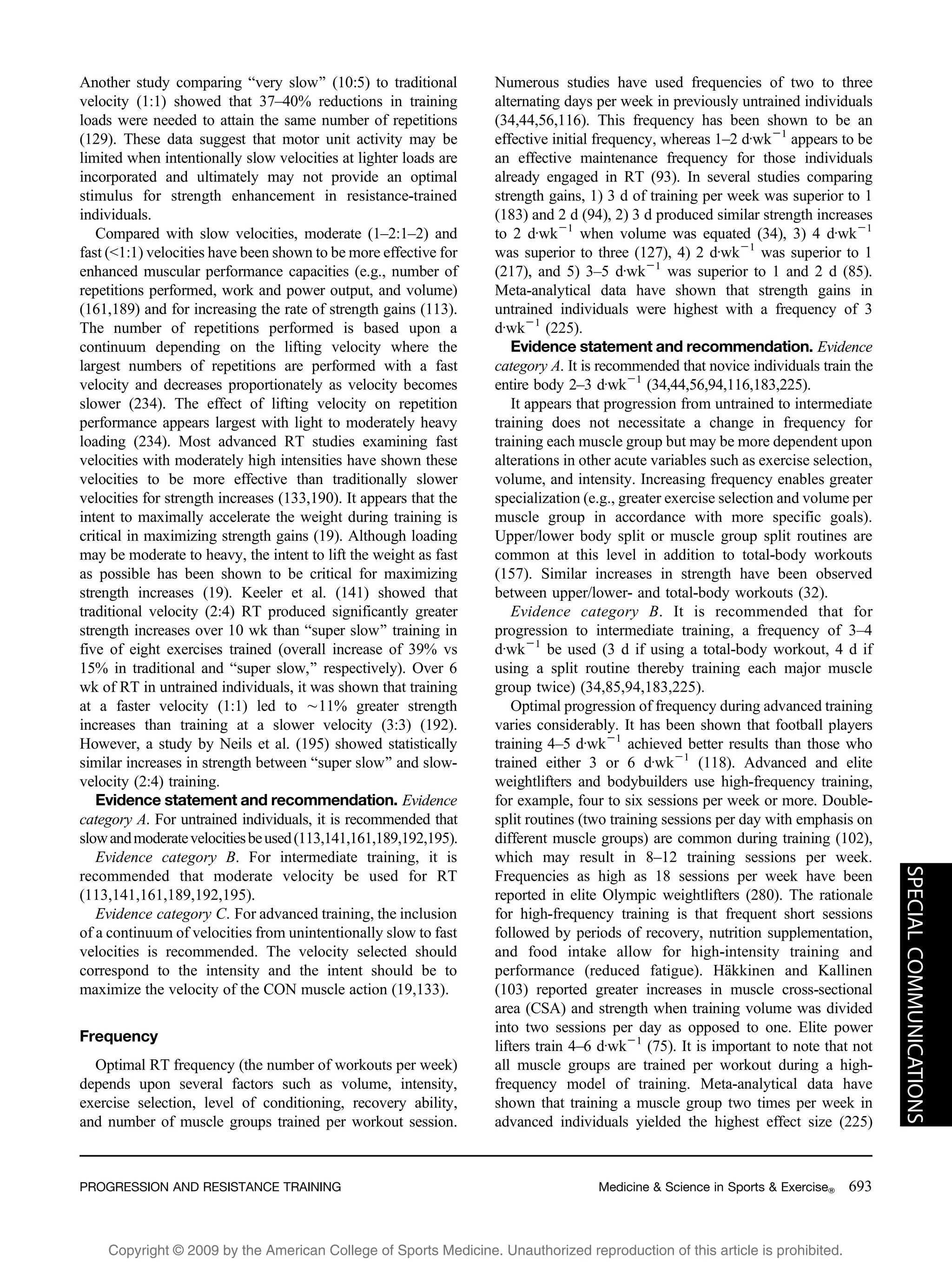 Acsm recommendations | PDF