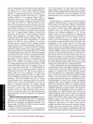 Acsm recommendations | PDF