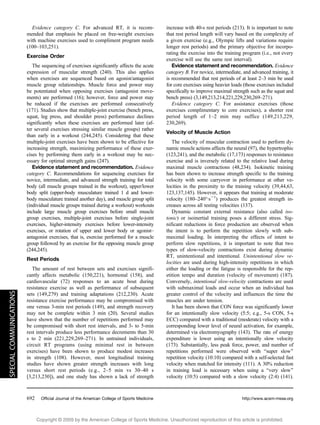 Acsm recommendations | PDF