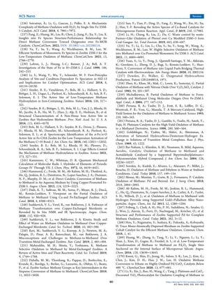 Single Atom Catalysts for Selective Methane Oxidation to Oxygenates | PDF