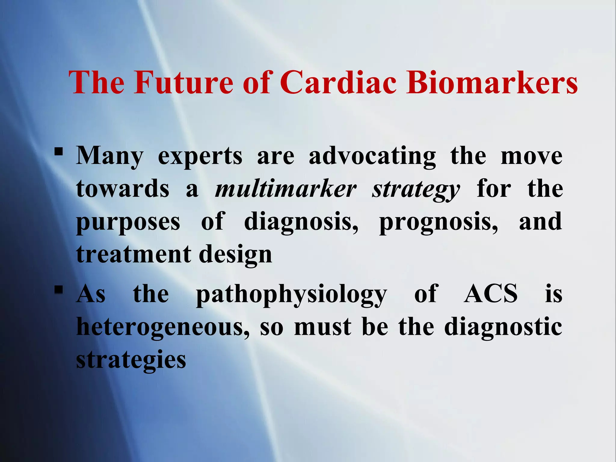 Acs – new biomarkers & role of newer anticoagulants | PPT