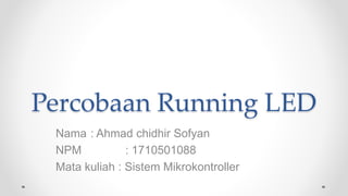 Running LED | PPTX