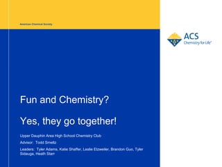 ACS ChemClub Presentation | PPT | Chemistry | Science