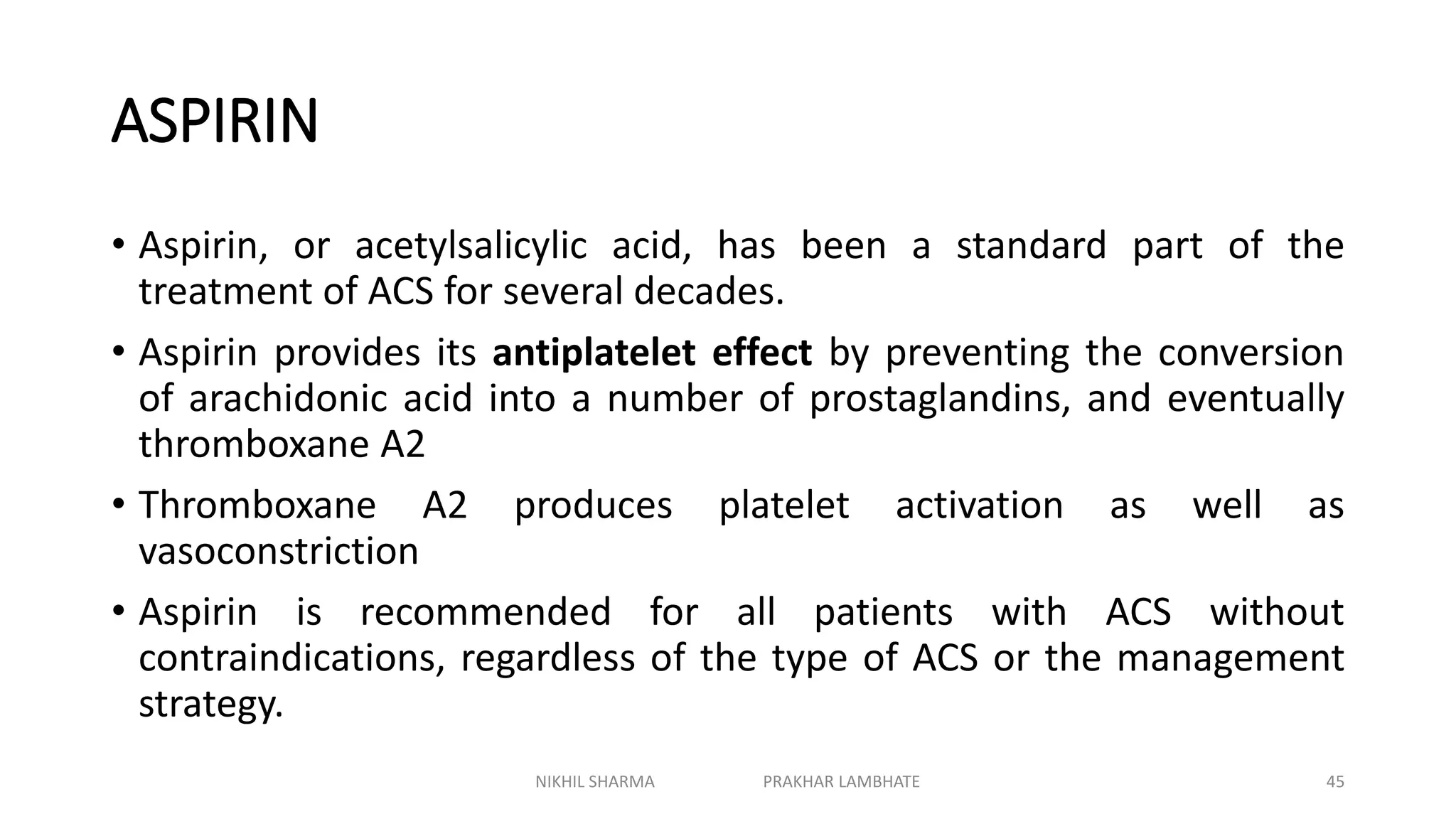 Acute Coronary Syndrome | PPTX