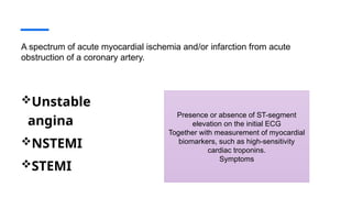 Presentation on Acute coronary syndrome | PPTX