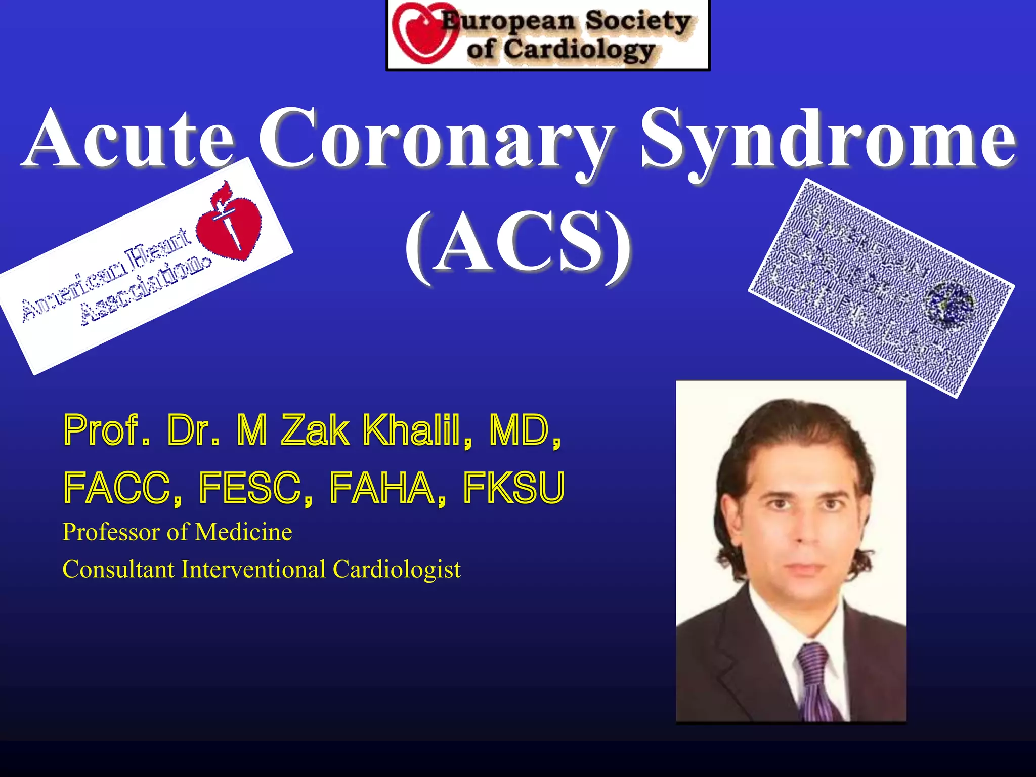 State-of-the-Art-Cardiology-Practice: Management OF Acute Coronary ...