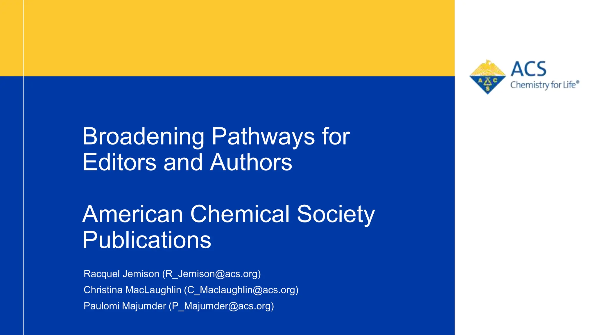 Jemison, MacLaughlin, and Majumder "Broadening Pathways for Editors and ...