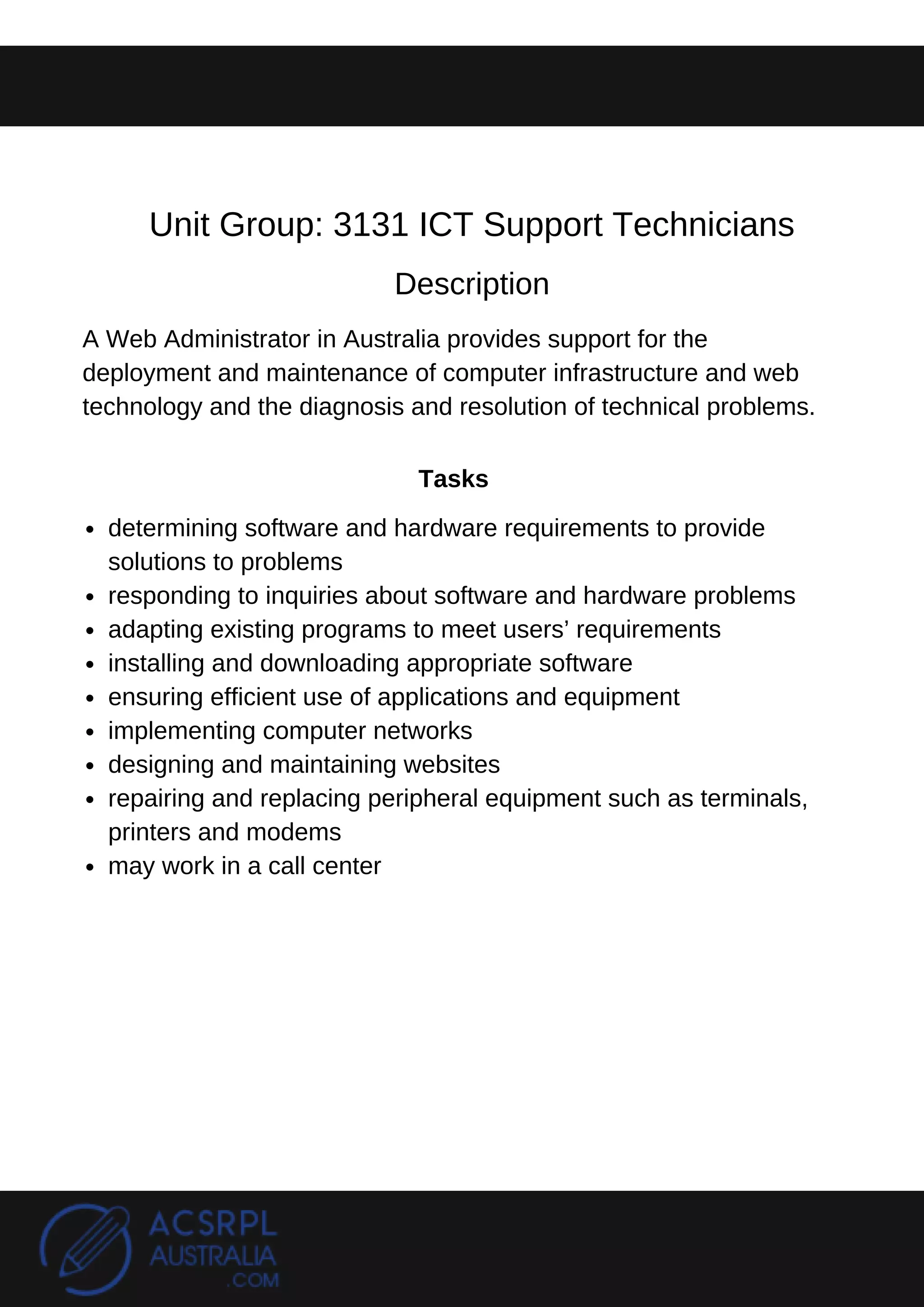 Acs rpl samples | PDF