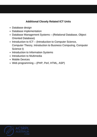 Acs rpl samples | PDF