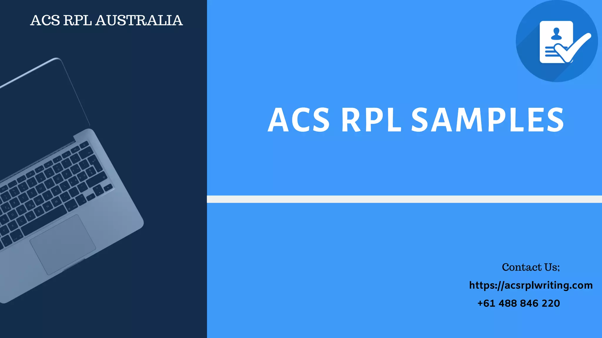 Acs rpl samples | PDF