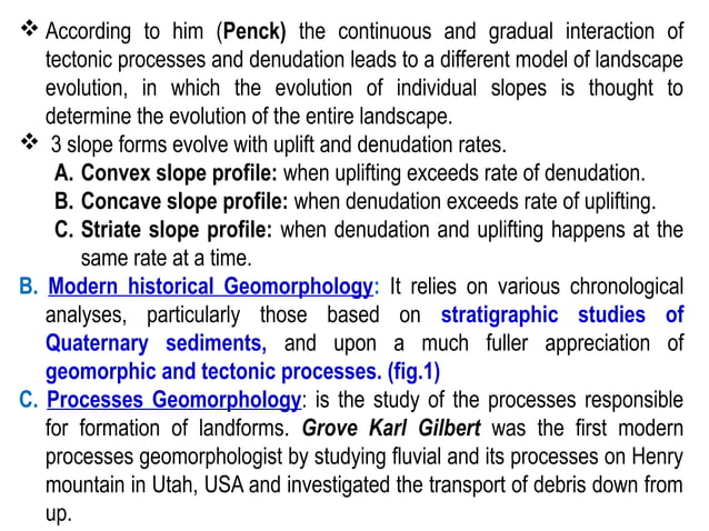 Introduction to Geomorphology | PPT