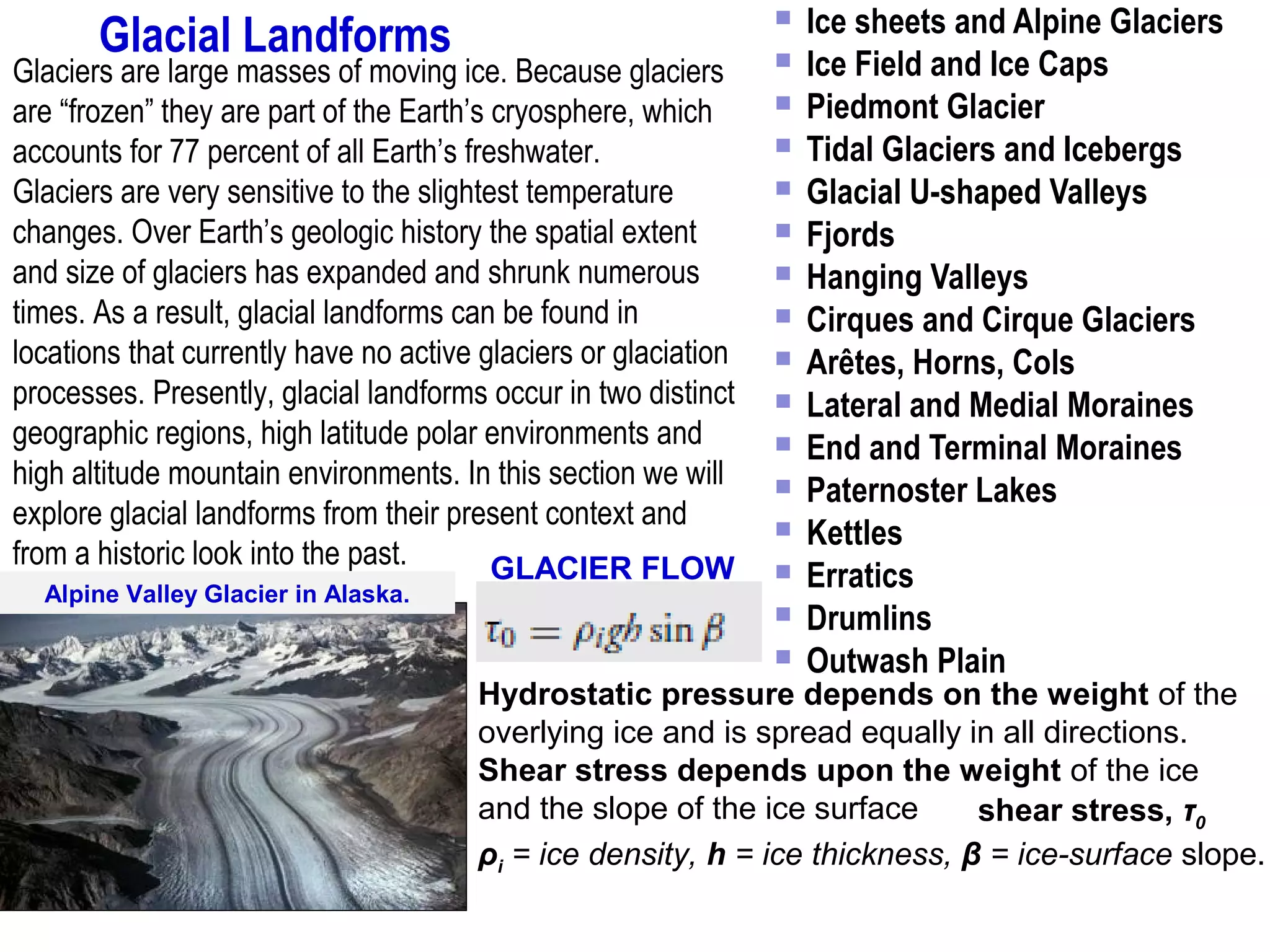 Geomorphology at a glance: Major landforms | PPT | Geography | Science