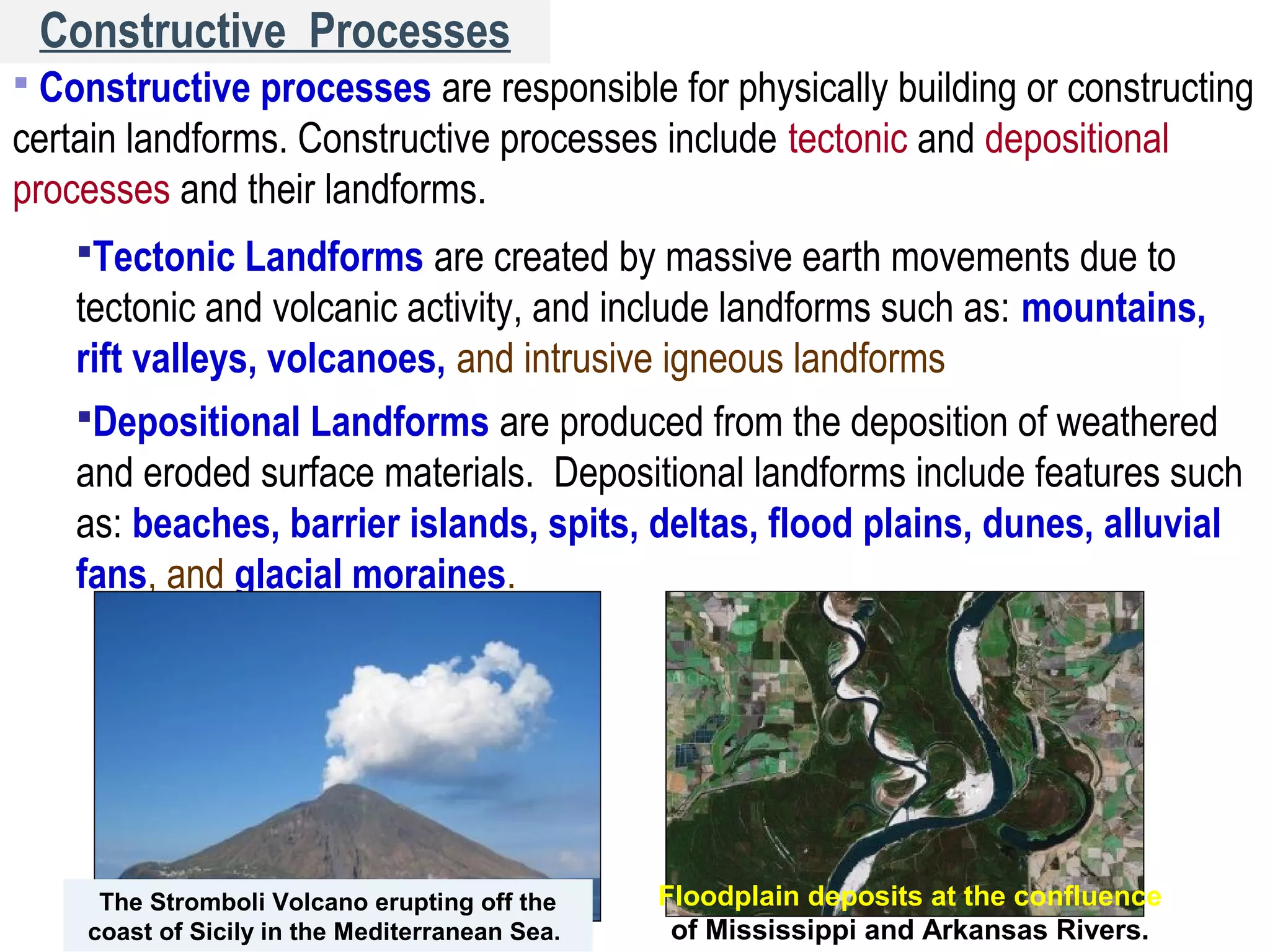 Geomorphology at a glance: Major landforms | PPT