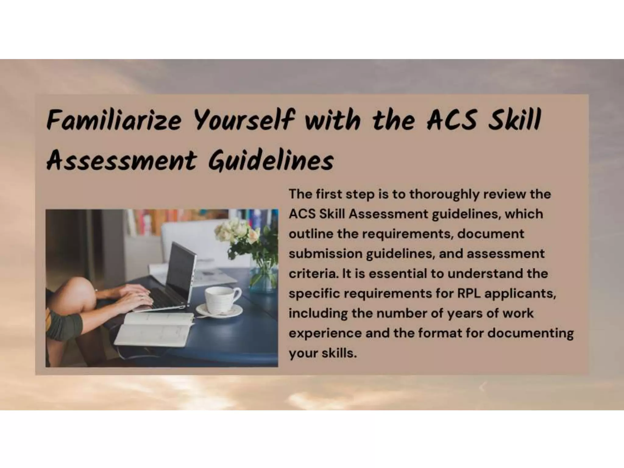 ACS Skill Assessment Checklist A Comprehensive Guide for RPL Australia Applicants.pptx