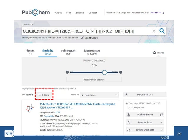 Searching for chemical information using PubChem | PPTX