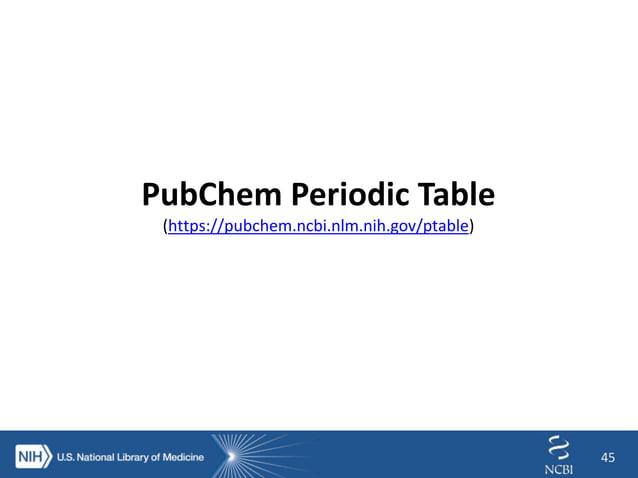 Searching for chemical information using PubChem | PPTX