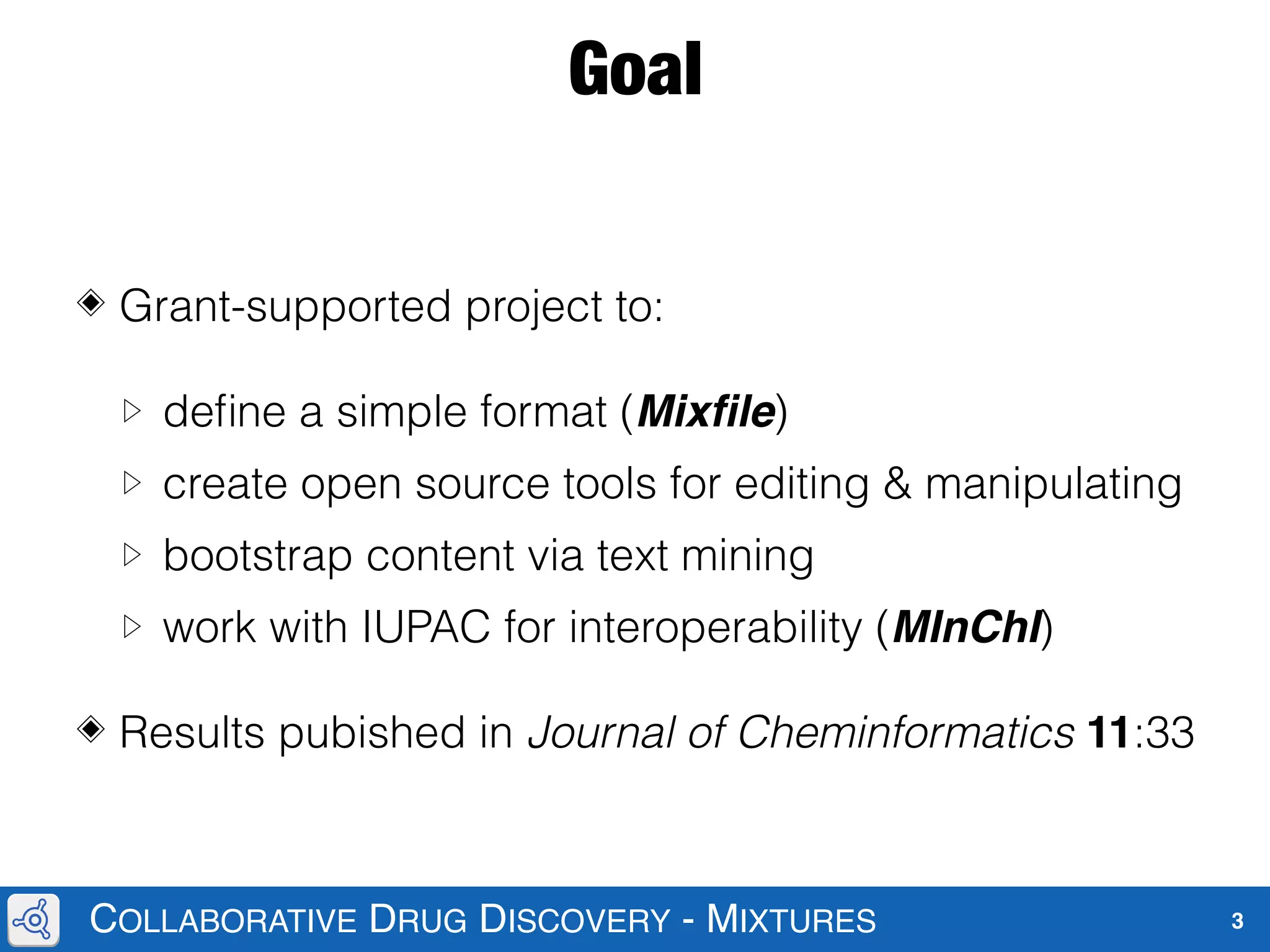 Chemical mixtures: File format, open source tools, example data, and ...