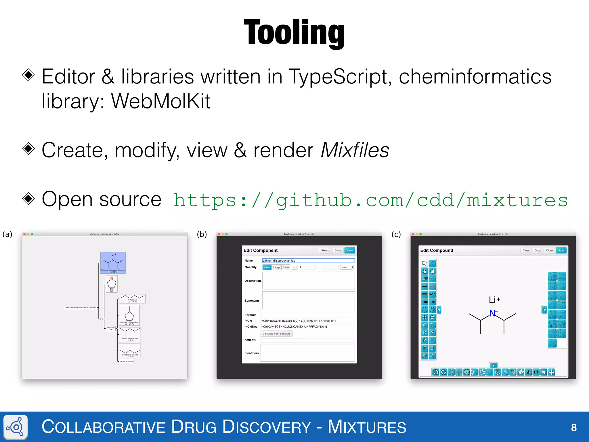 Chemical mixtures: File format, open source tools, example data, and ...