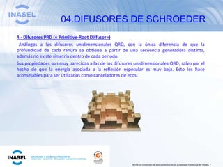 Acústica básica difusores | PPT