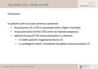ACS and CTO – how to manage | PPT