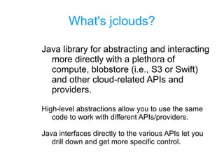 CloudStack, jclouds and Whirr! | PPT