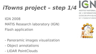 Act 00085 i towns, nouveau framework pour la visualisation 3d web | PPT