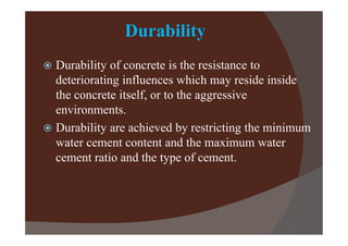 PRINCIPLE OF CONCRETE MIX DESIGN | PDF