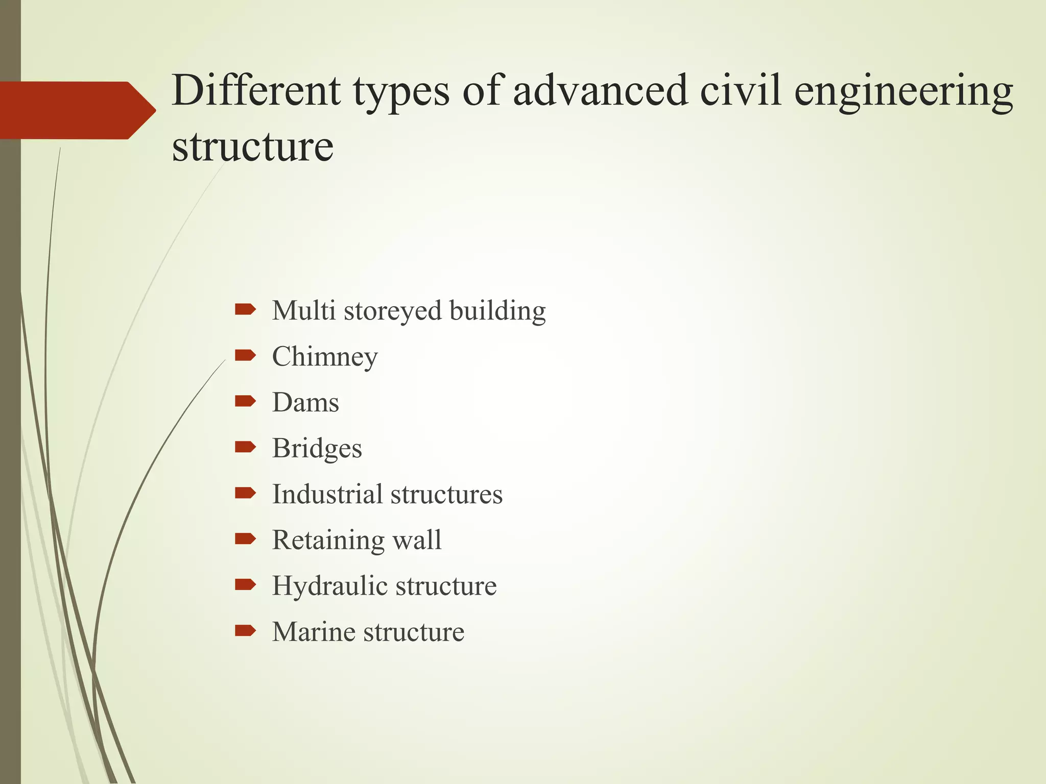 Advanced Type Civil Engineering Structures | PPTX