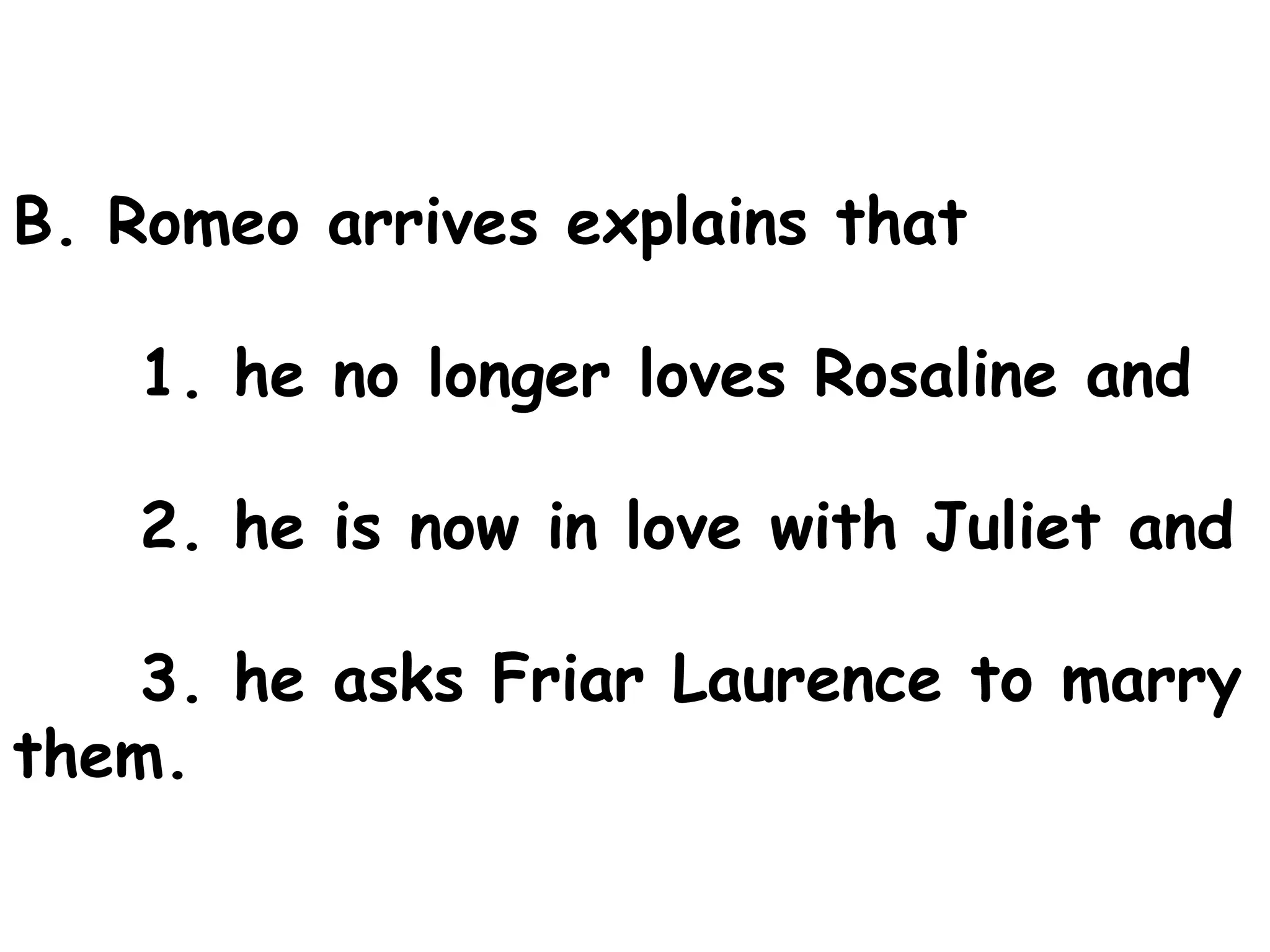 Romeo & Juliet Act 2 Outline | PPT