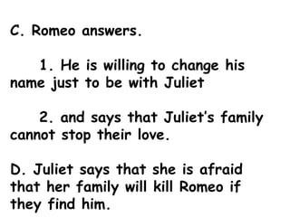 Romeo & Juliet Act 2 Outline | PPT