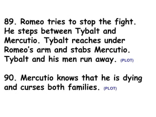Romeo & Juliet Act 3 Sticky Notes | PPT