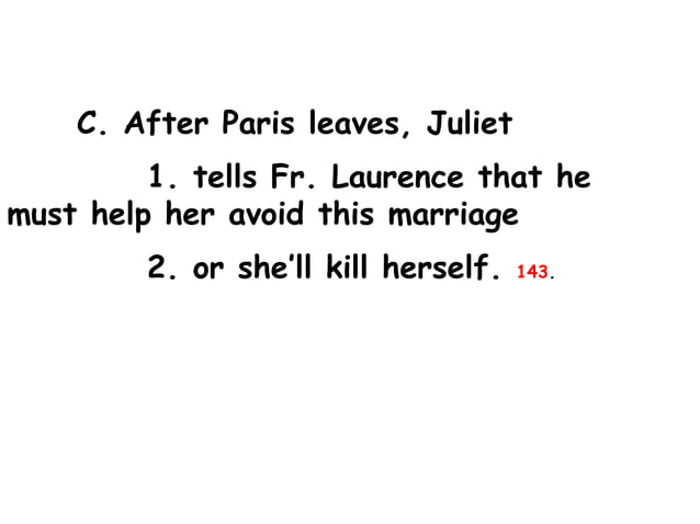 Romeo & Juliet Act 4 Outline | PPT | Marriage and Civil Unions | Family ...