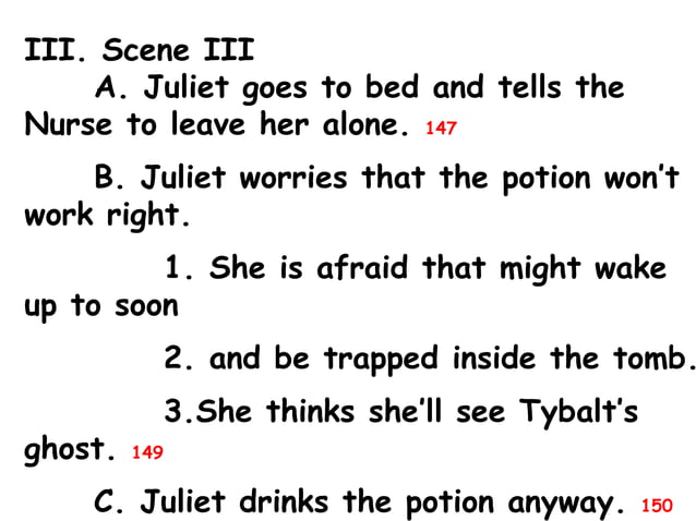 Romeo & Juliet Act 4 Outline | PPT | Marriage and Civil Unions | Family ...