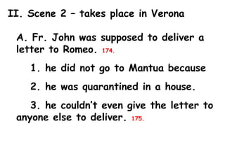 Romeo & Juliet Act 5 Outline | PPT