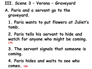 Romeo & Juliet Act 5 Outline | PPT