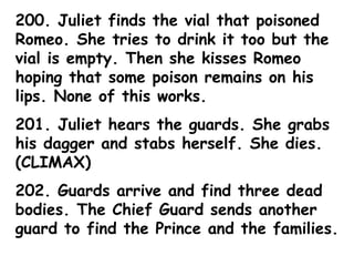 Romeo & Juliet Act 5 Sticky Notes | PPT