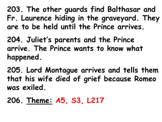 Romeo & Juliet Act 5 Sticky Notes | PPT