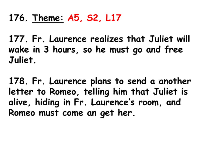 Romeo & Juliet Act 5 Sticky Notes | PPT