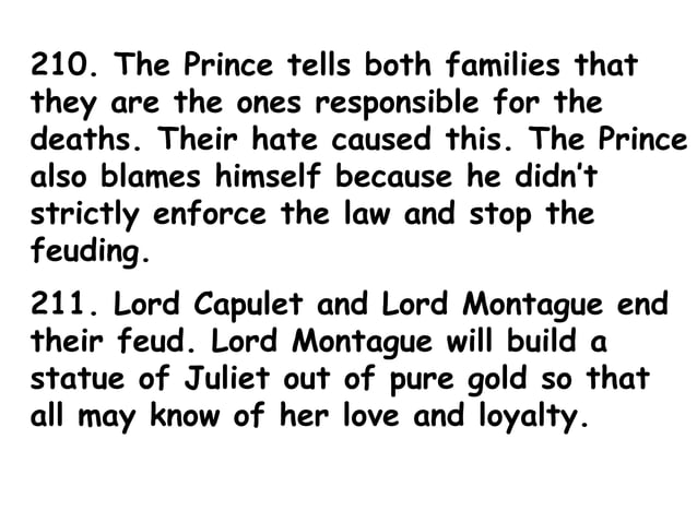 Romeo & Juliet Act 5 Sticky Notes | PPT