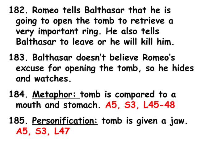 Romeo & Juliet Act 5 Sticky Notes | PPT