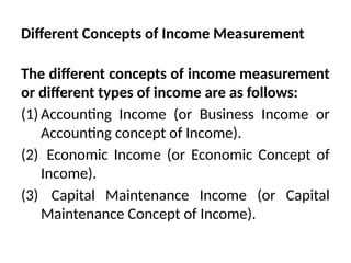 ACT-6231(Chapter 3).pptx Income concepts | PPT
