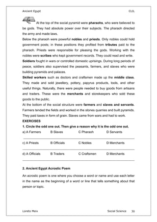 Act. ancient egypt | PDF