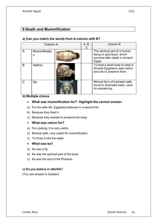 Act. ancient egypt | PDF